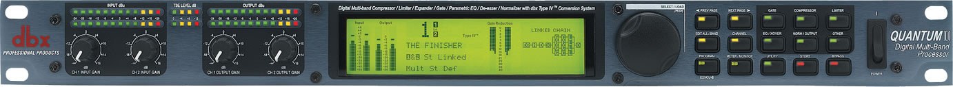Цифровой многополосный динамический процессор DBX Quantum II - купить в ...
