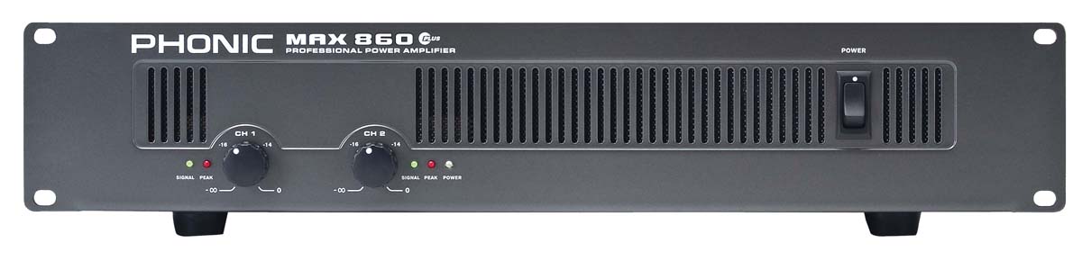 Усилитель мощности Phonic MAX 860 PLUS (v10) - купить в Одессе, Киеве ...