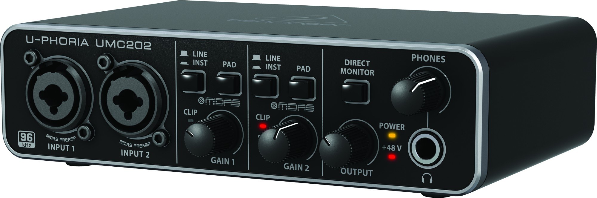 USB аудио интерфейс BEHRINGER U-PHORIA UMC202 - купить в Одессе, Киеве ...