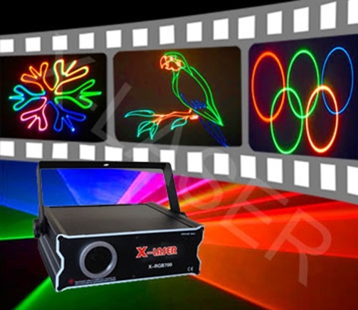 Лазер анимационный X-Laser X-RGB 705 500mW Full Color Laser Light ...