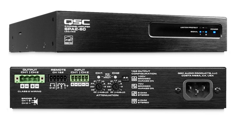 Підсилювач потужності QSC SPA-2 - купить в Одессе, Киеве, Украине ...