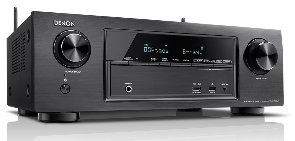 Denon avr-x1200w dolby surround system speakers connections