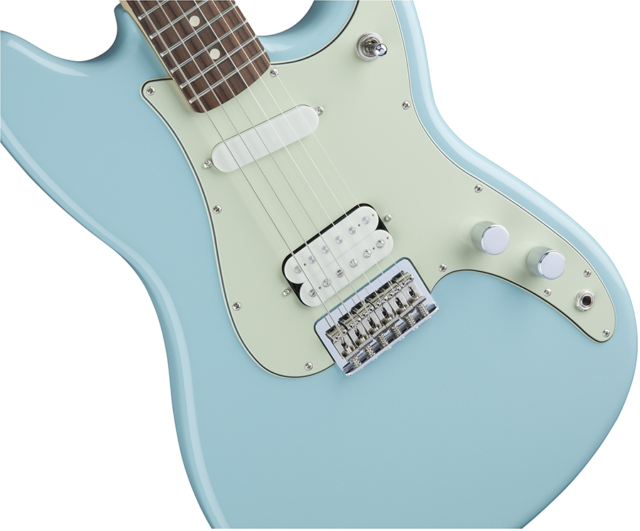 Электрогитара FENDER OFFSET DUO-SONIC HS RW DAPHNE BLUE 144020504 ...