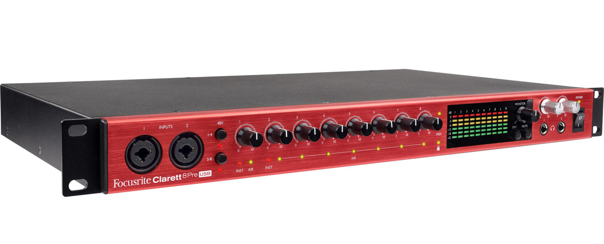 Аудиоинтерфейс FOCUSRITE Clarett 8Pre USB - купить в Одессе, Киеве ...