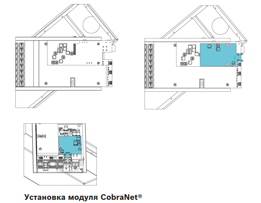 Модуль CobraNet для линейных массивов Vari Bosch LA3-VARI-CM - купить в ...
