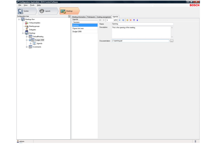 Главный модуль программы для конференций Bosch DCN-SW-E - купить в ...