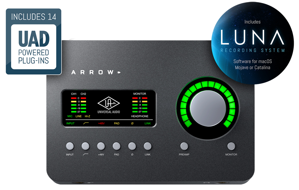 Universal audio arrow thunderbolt interface
