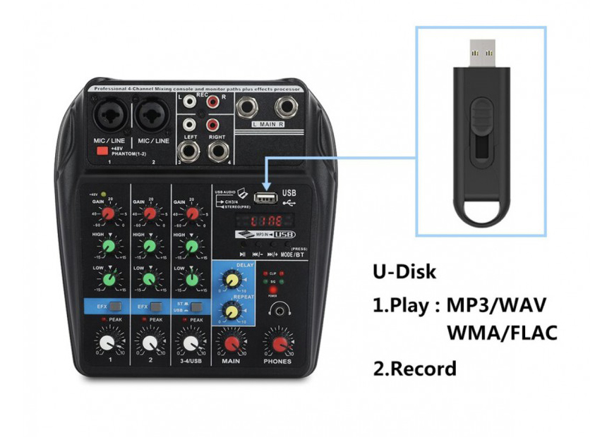 Микшерный пульт X-TUGA A4 - купить в Одессе, Киеве, Украине | Артикул ...