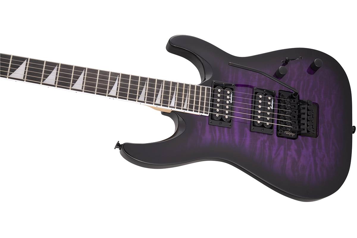Электрогитара JACKSON JS32Q DKA DINKY ARCH TOP TRANSPARENT PURPLE BURST ...