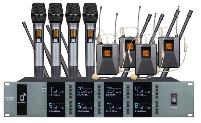 Беспроводная микрофонная система Emiter-S TA-7808MIX с ручными ...