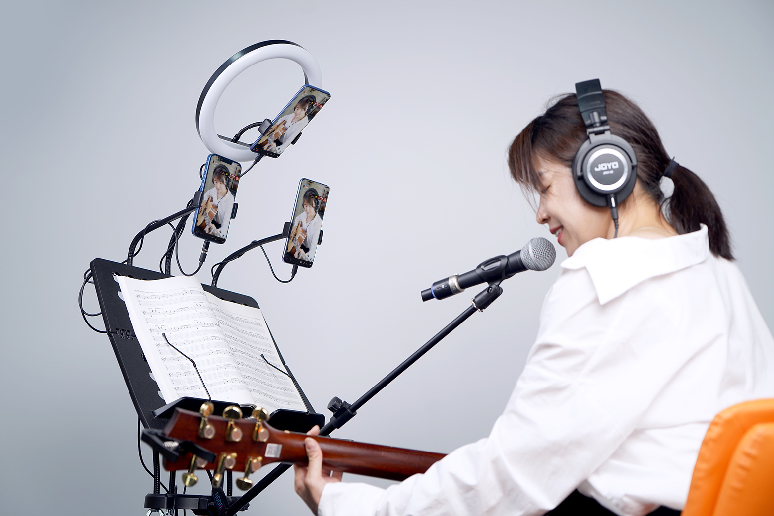 Пюпітр / стійка для мікрофона з підсвічуванням Guitto GMS-01 - купить в Одессе, Киеве, Украине ...