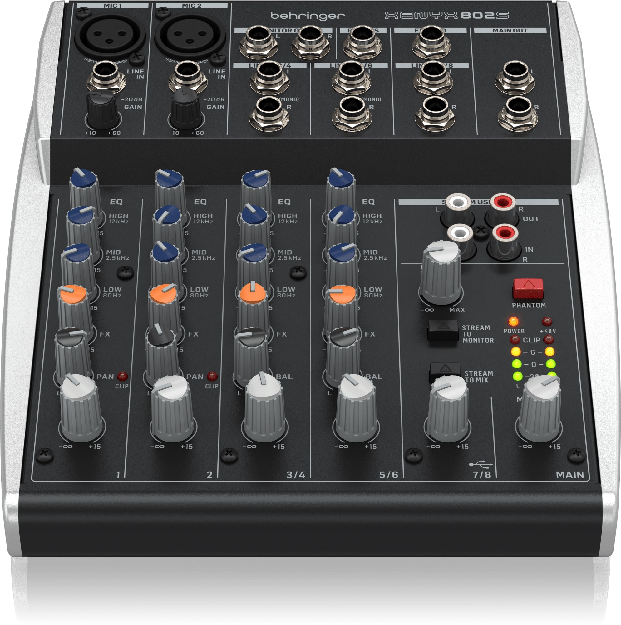 Микшерный пульт BEHRINGER XENYX 802S - купить в Одессе, Киеве, Украине ...