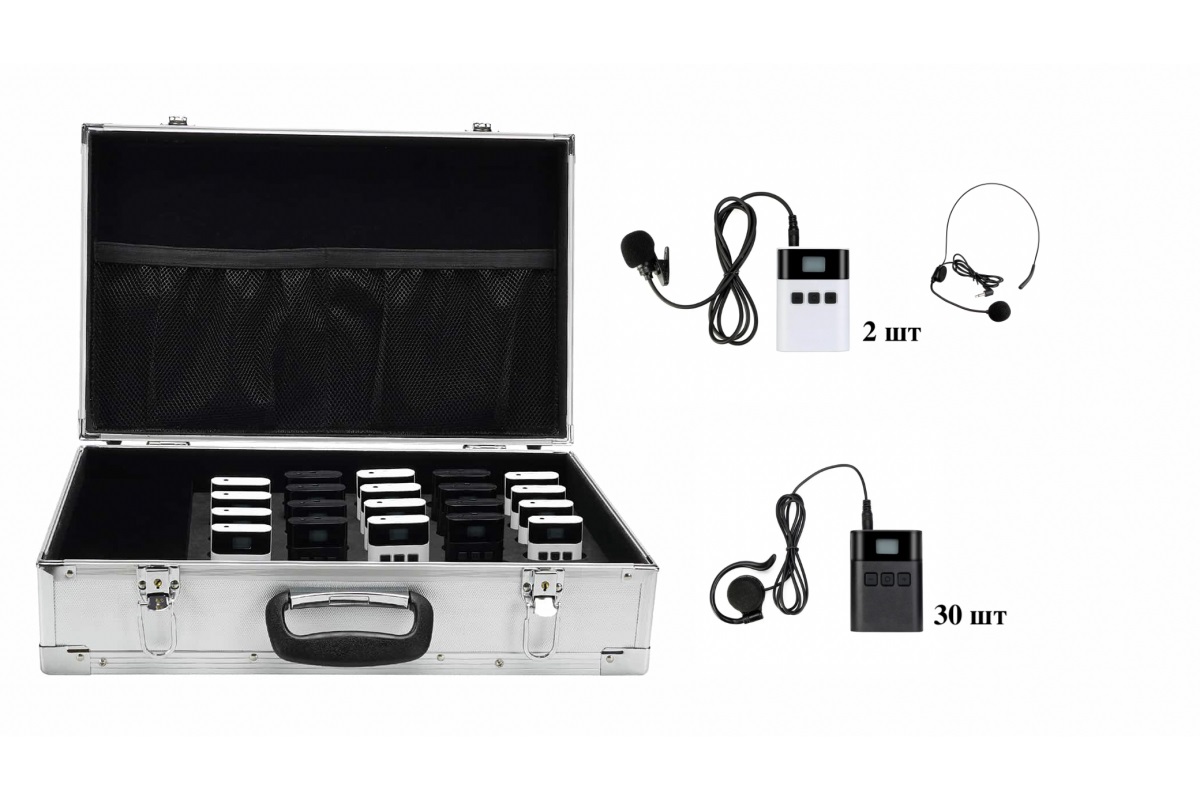 Беспроводная система тур-гид DV audio TGD-KIT2T30R комплект - купить в ...