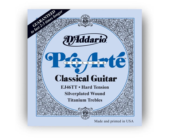 Струны D`ADDARIO EJ46TT PRO ARTE DYNACORE TITANIUM TREBLES, HARD ...