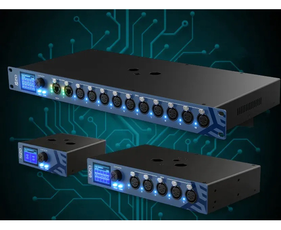 8-портовый Ethernet-DMX узел ChamSys GeNetix GN8 8 Port Node - купить в ...